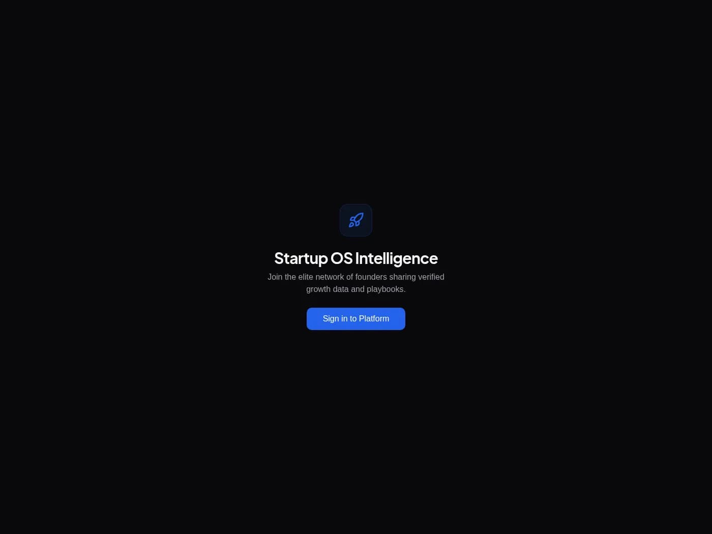 Startup OS Intelligence