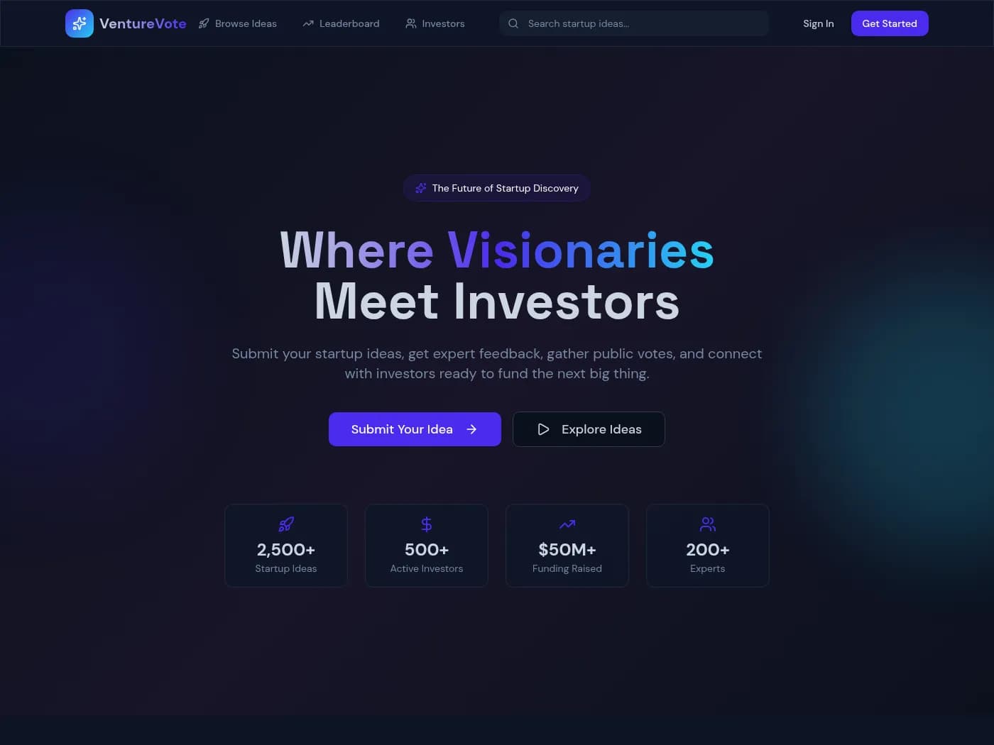 VentureVote Platform