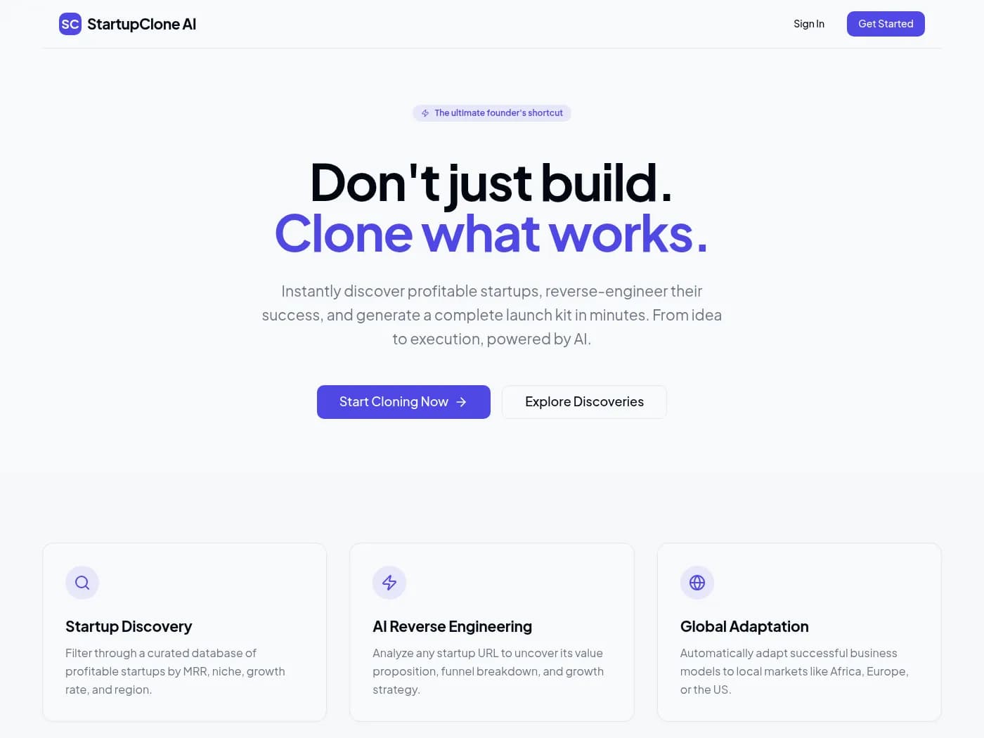 StartupClone AI