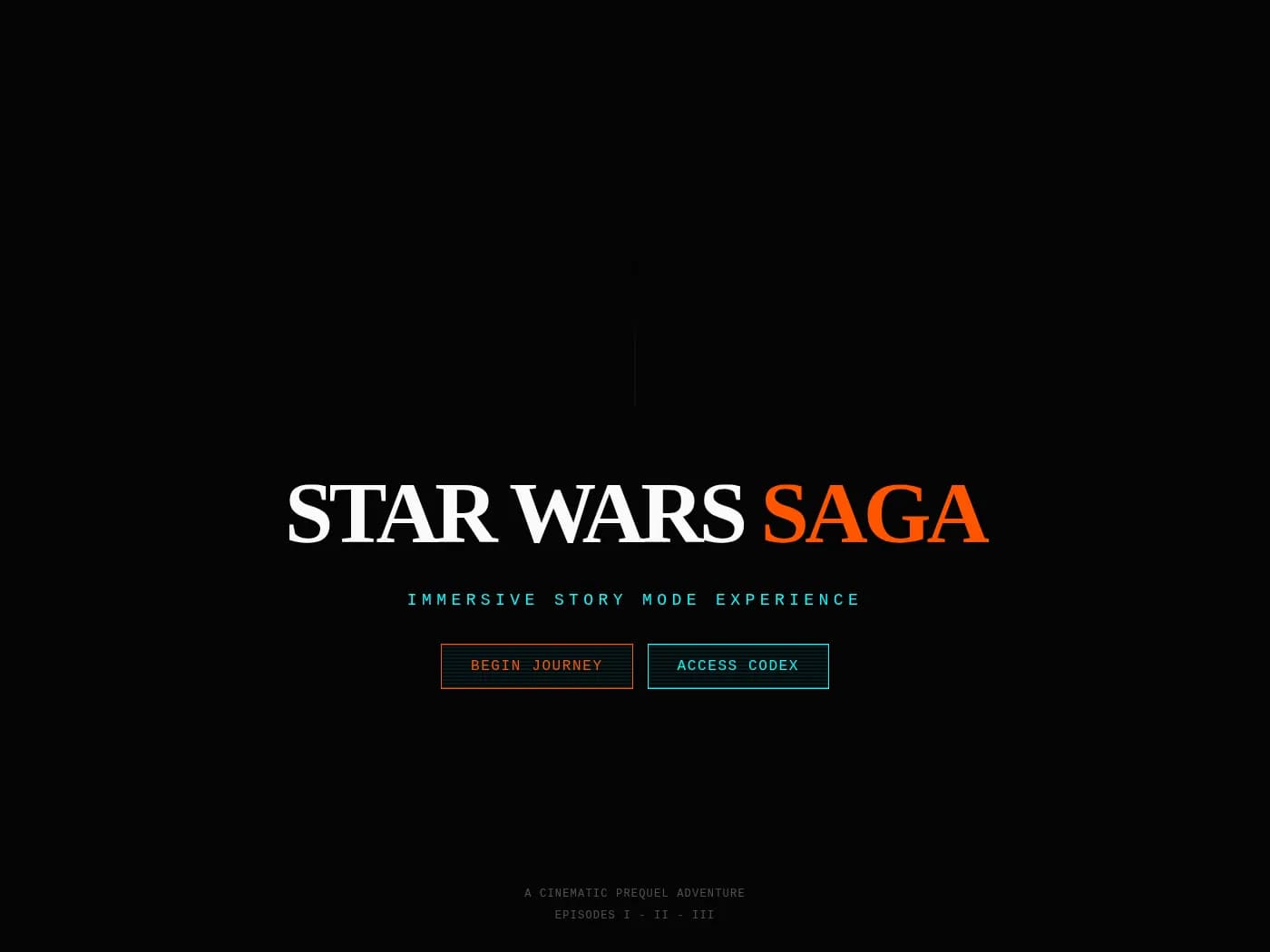 Star Wars Saga Story Mod