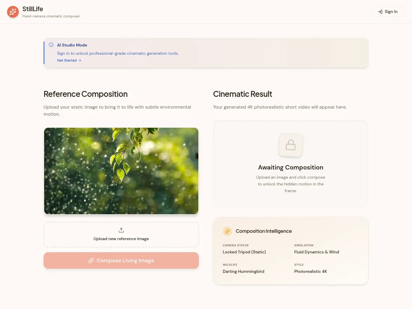 StillLife Video Composer