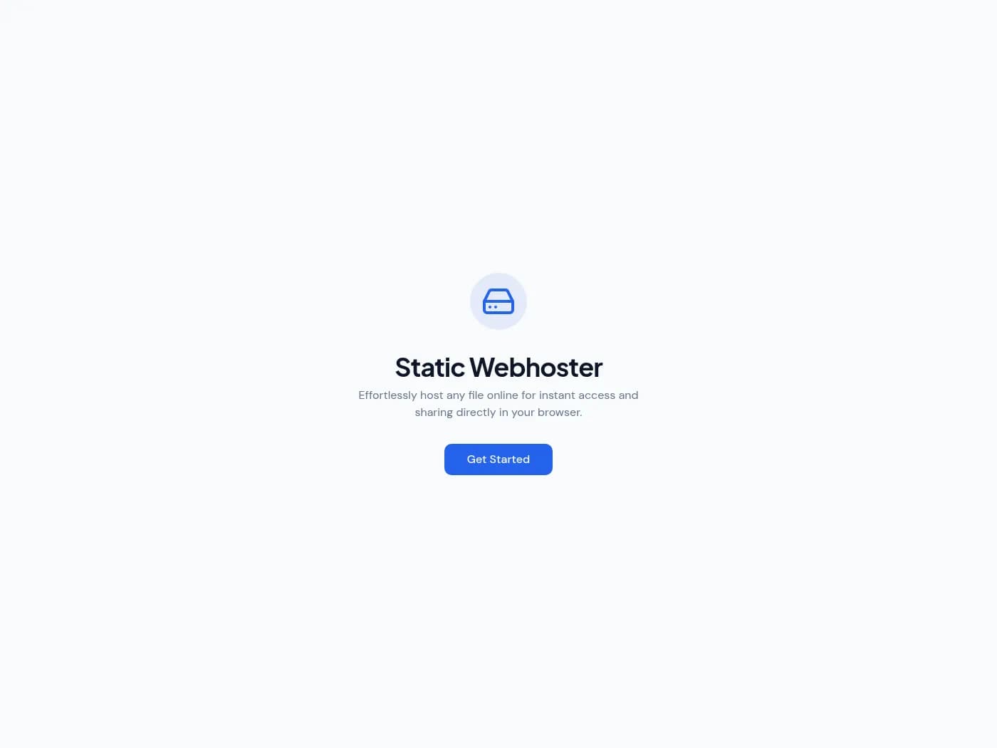 Static Webhoster