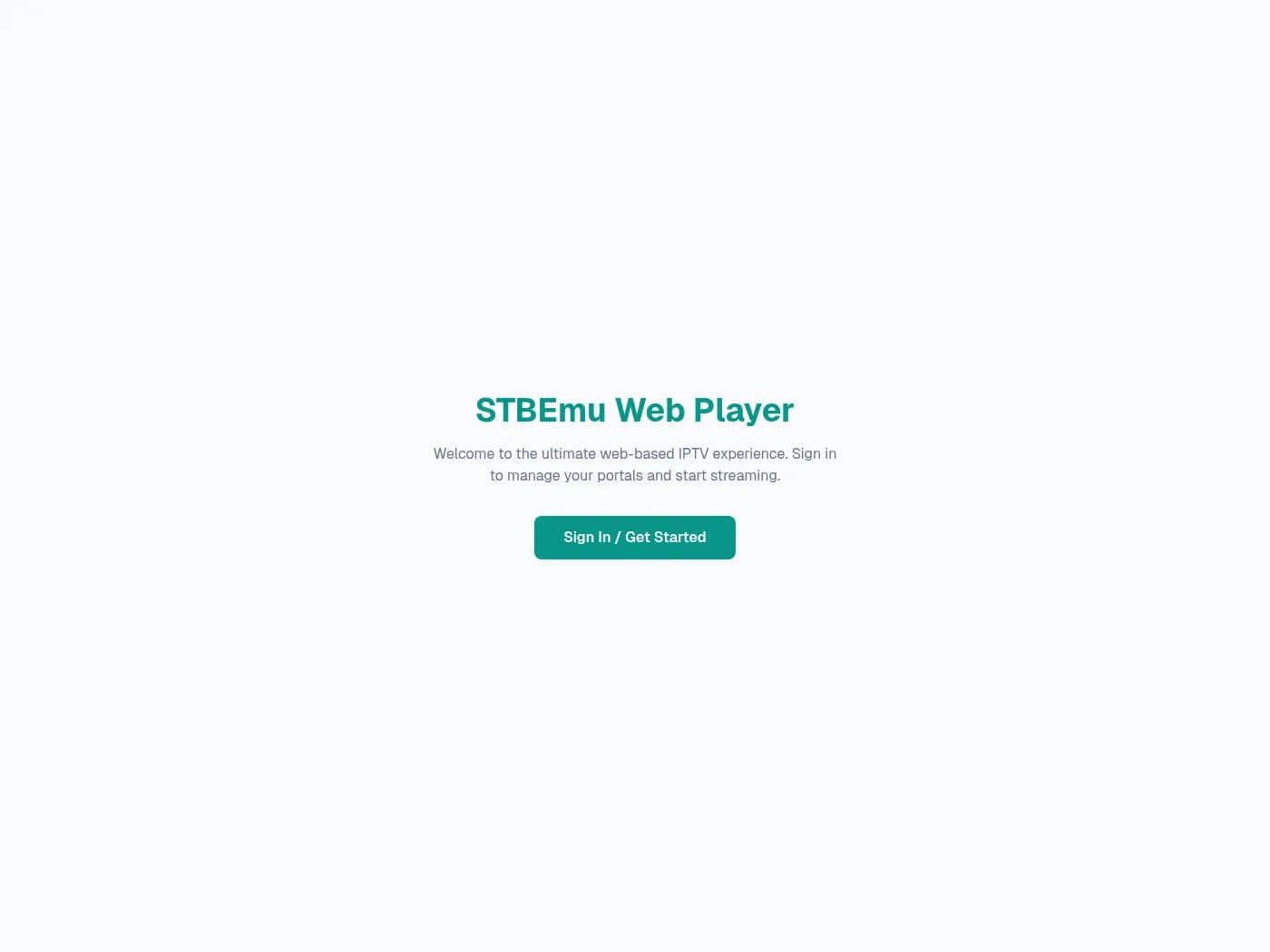 STBEmu Web Player