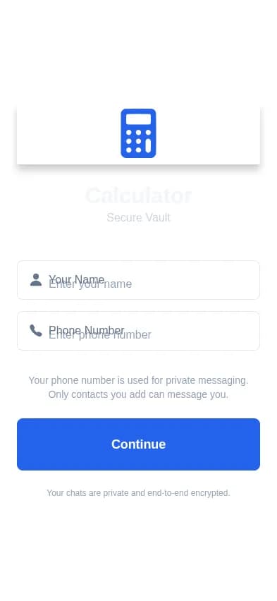 Stealth Chat App