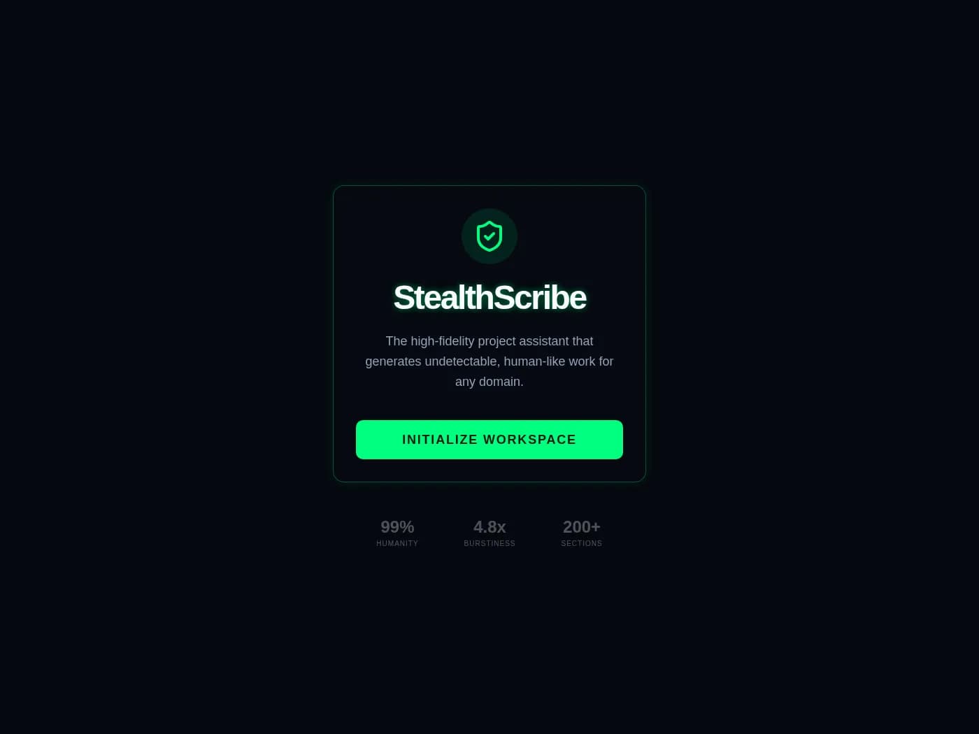 StealthProject Assistant