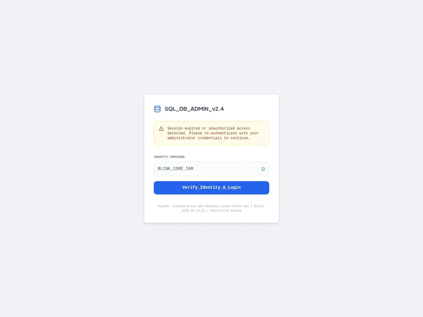 Stealth Proxy Web Portal