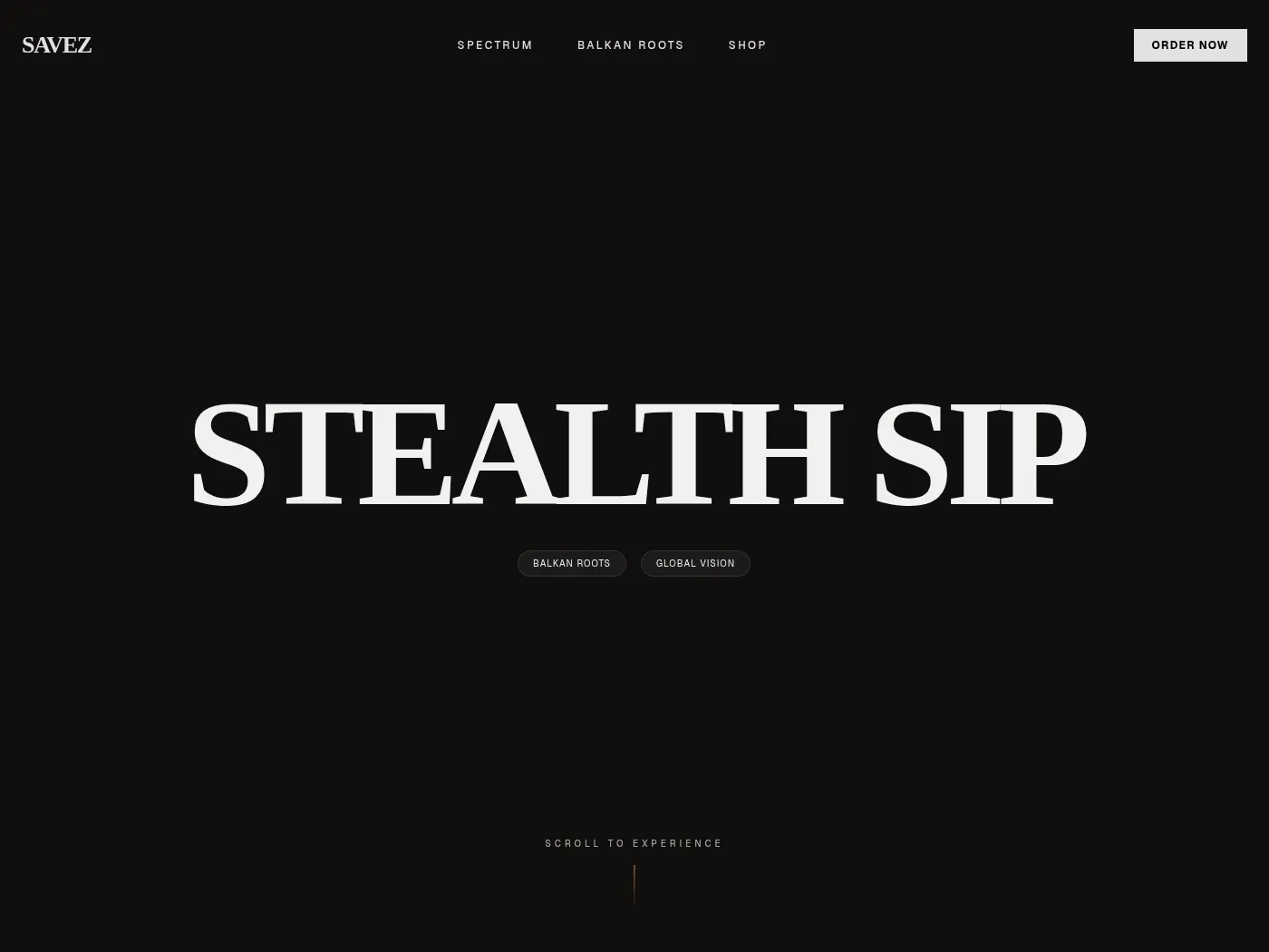 Stealth Sip 3D Experience