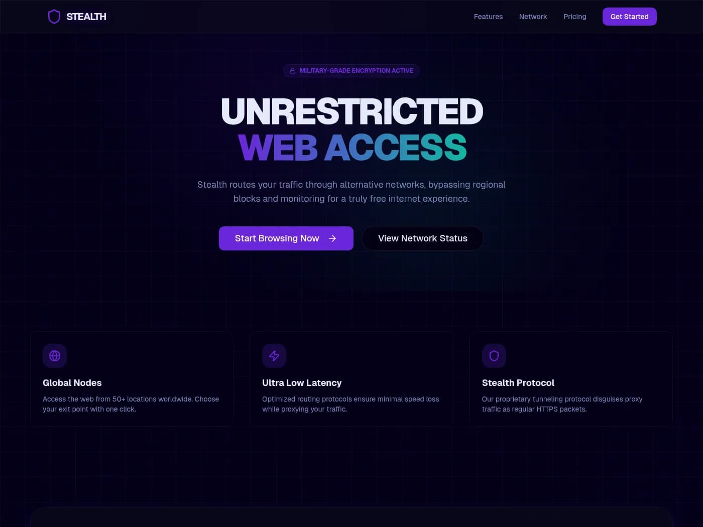 Stealth Web Proxy