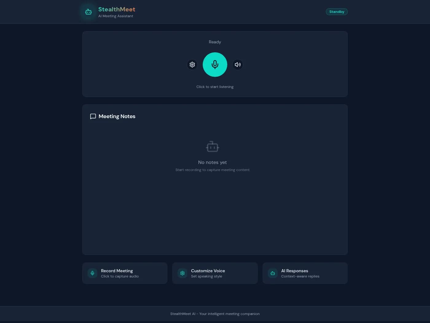 StealthMeet AI Assistant