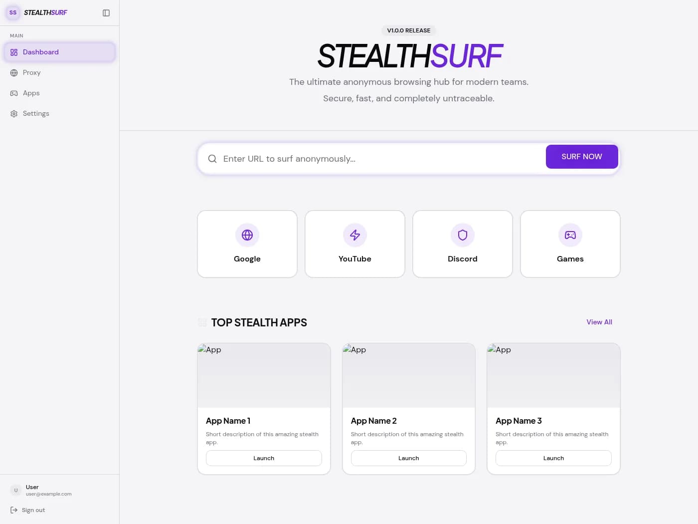 StealthSurf Hub