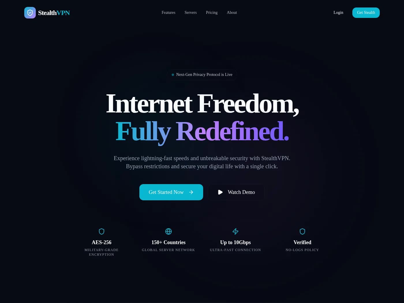 StealthVPN Startup
