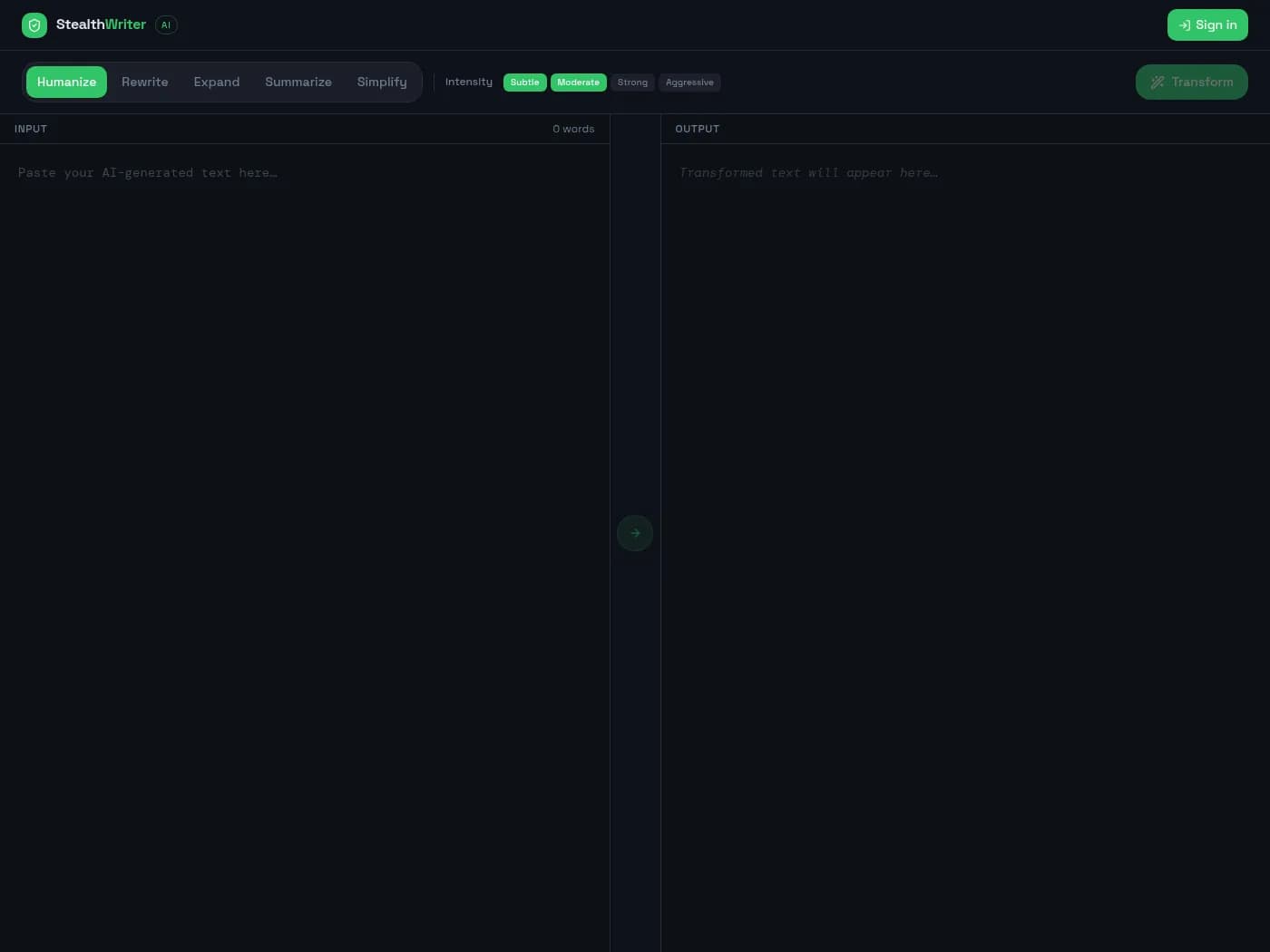 StealthWriter AI