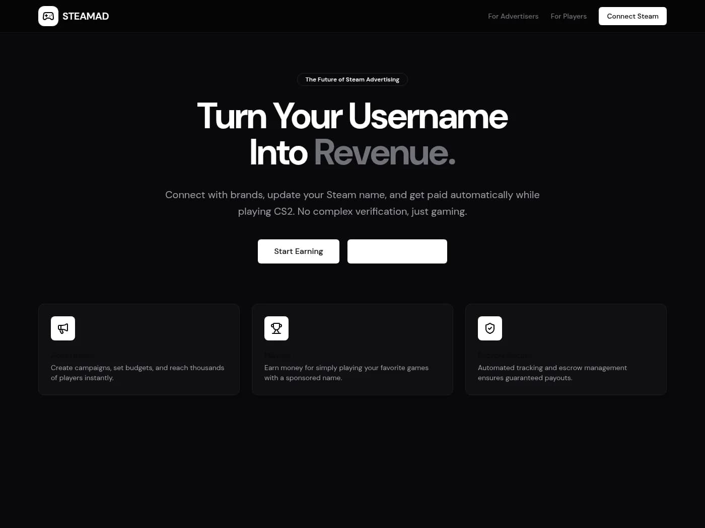 Steam Ad Marketplace