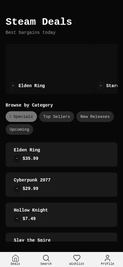 Steam Deal Finder