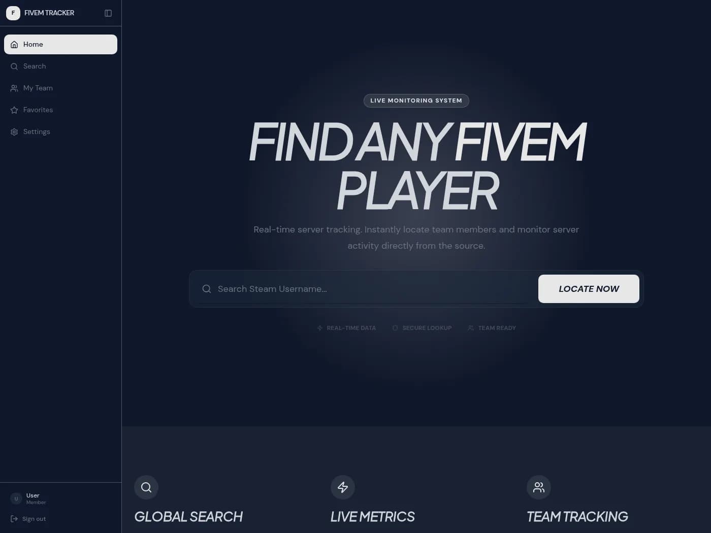 Steam FiveM Tracker