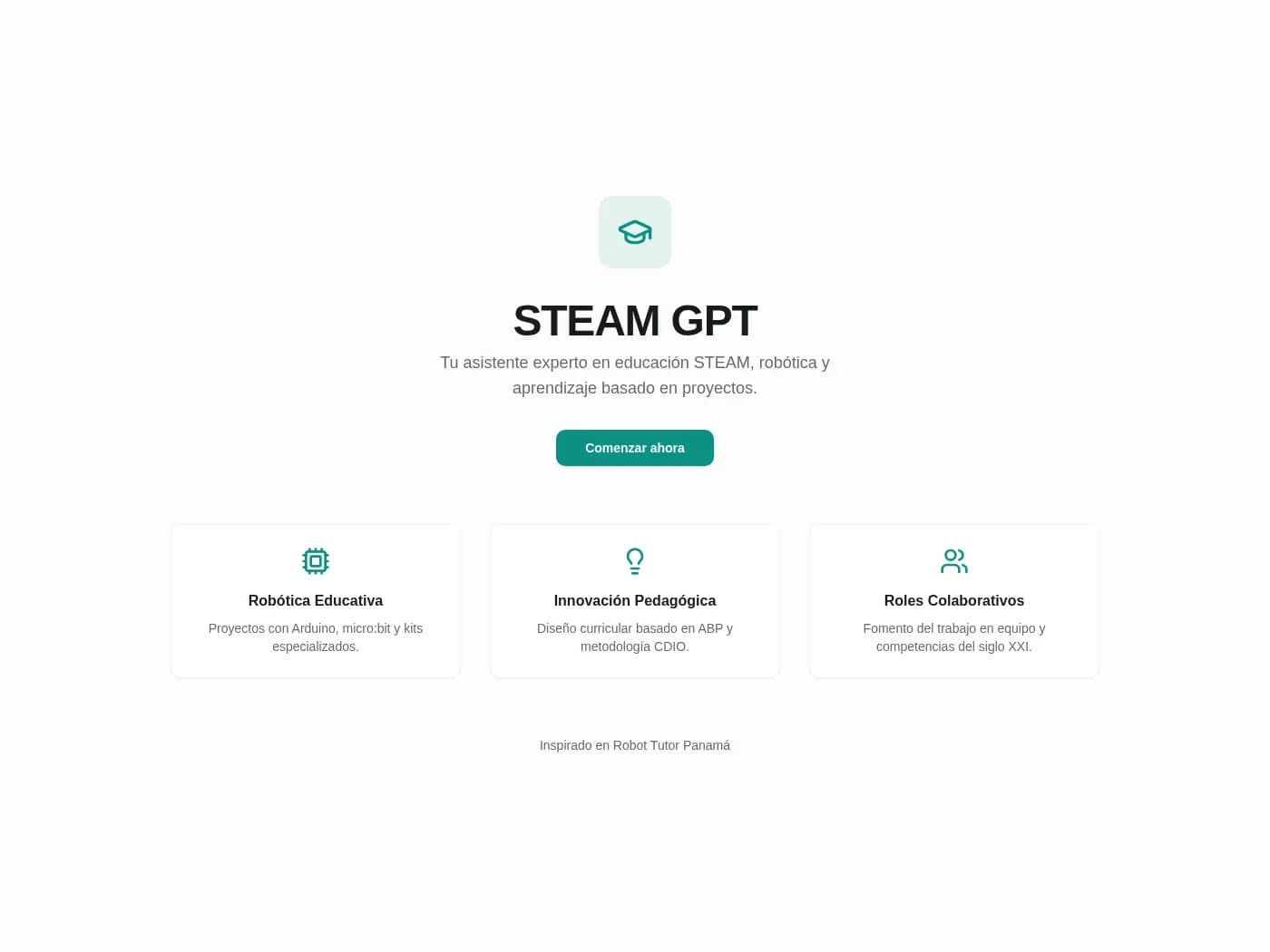 STEAM GPT Tutor Panamá