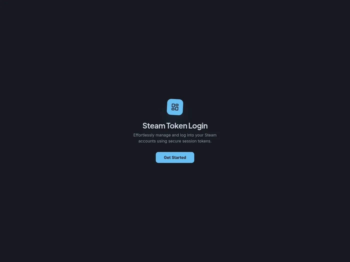 Steam Token Login Tool