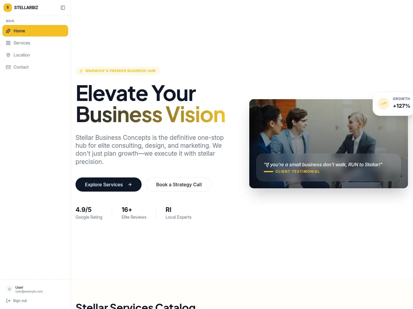 StellarBiz Solutions Hub