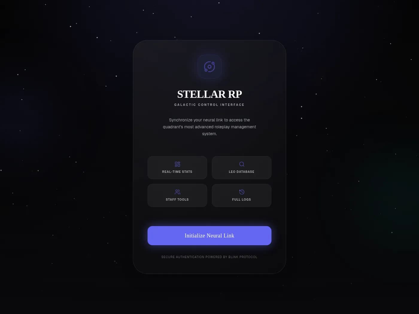 StellarRP Control Panel