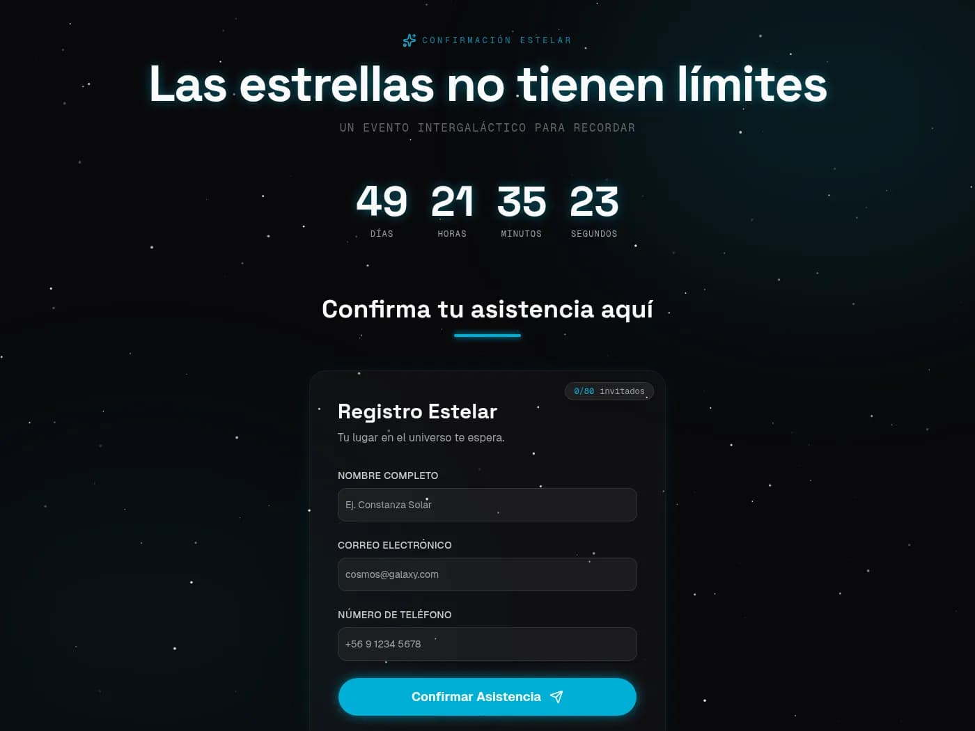 Stellar RSVP Portal