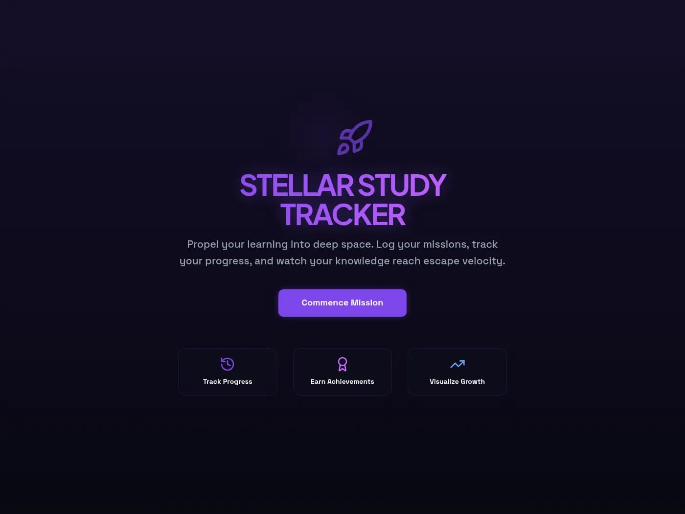 Stellar Study Tracker