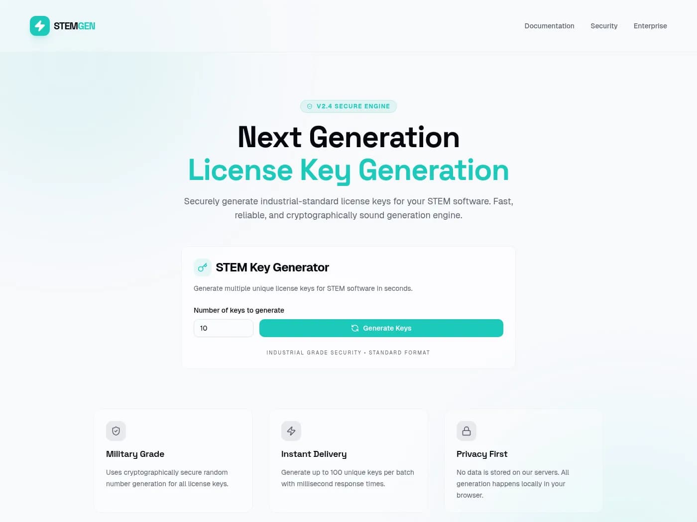 STEM Key Generator