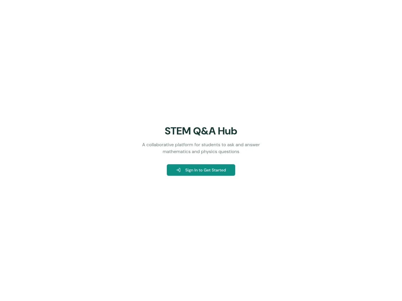 STEM Q&A Hub
