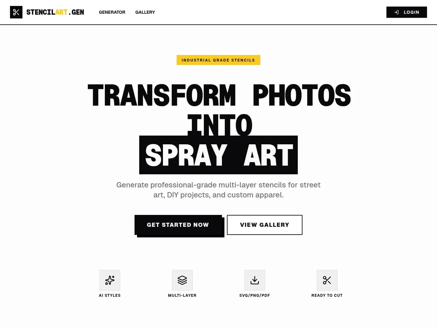Stencil Art Generator