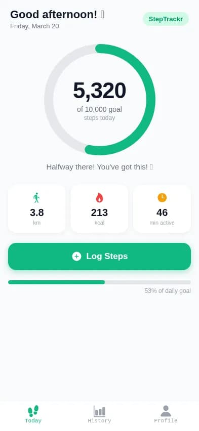 StepTrackr