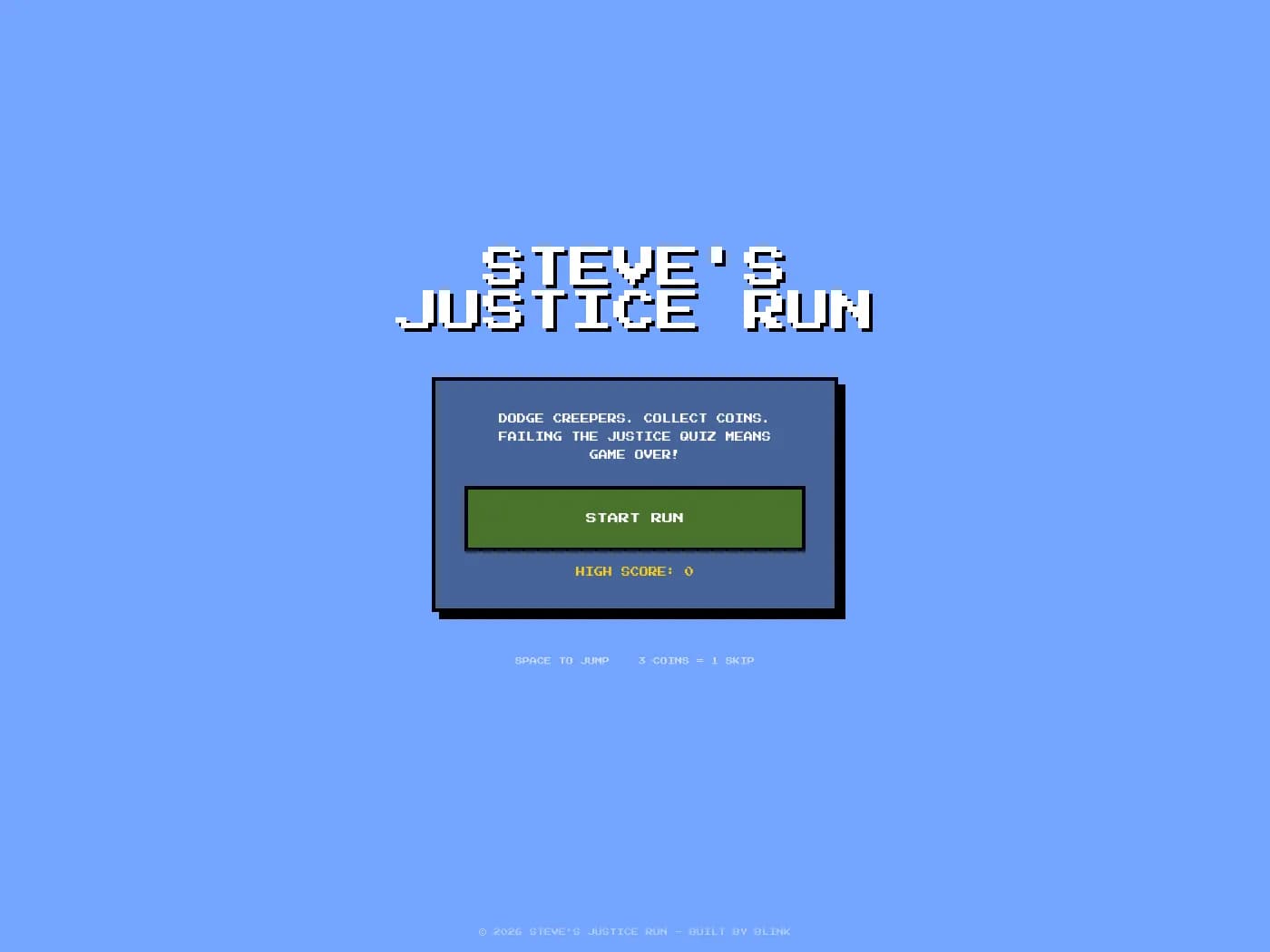Steve's Justice Run