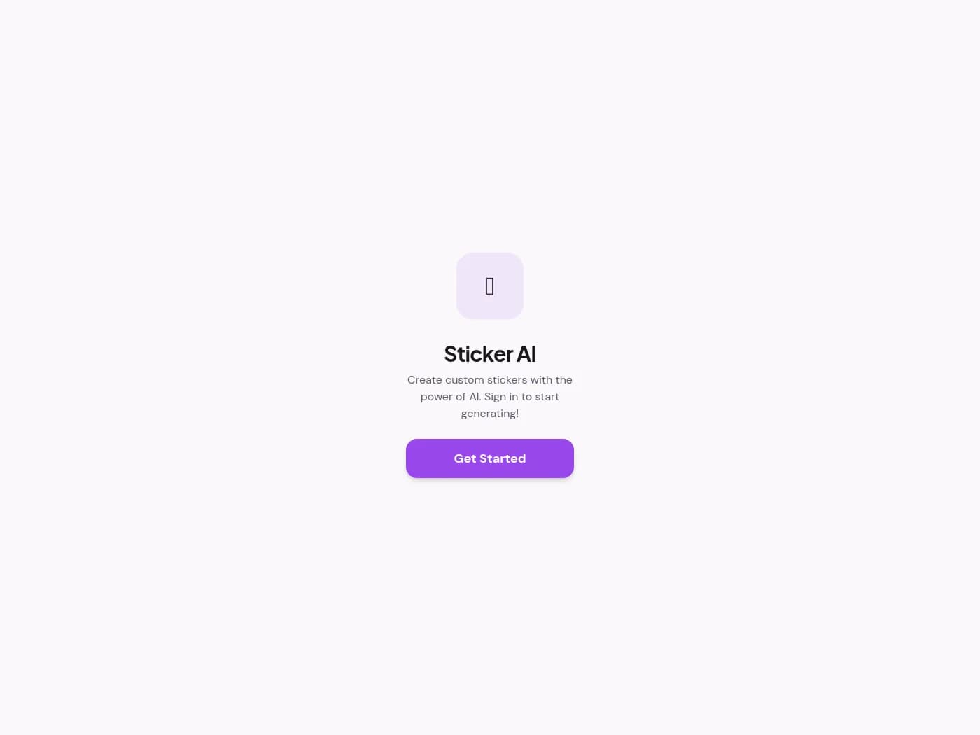 Sticker AI Studio