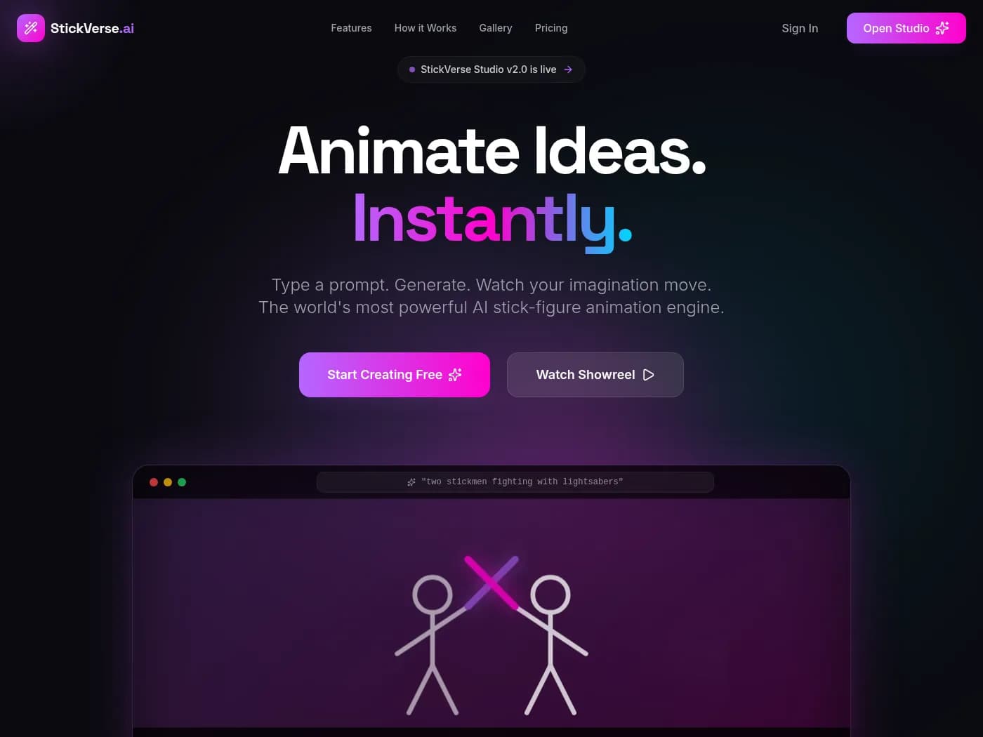 StickVerse AI Studio