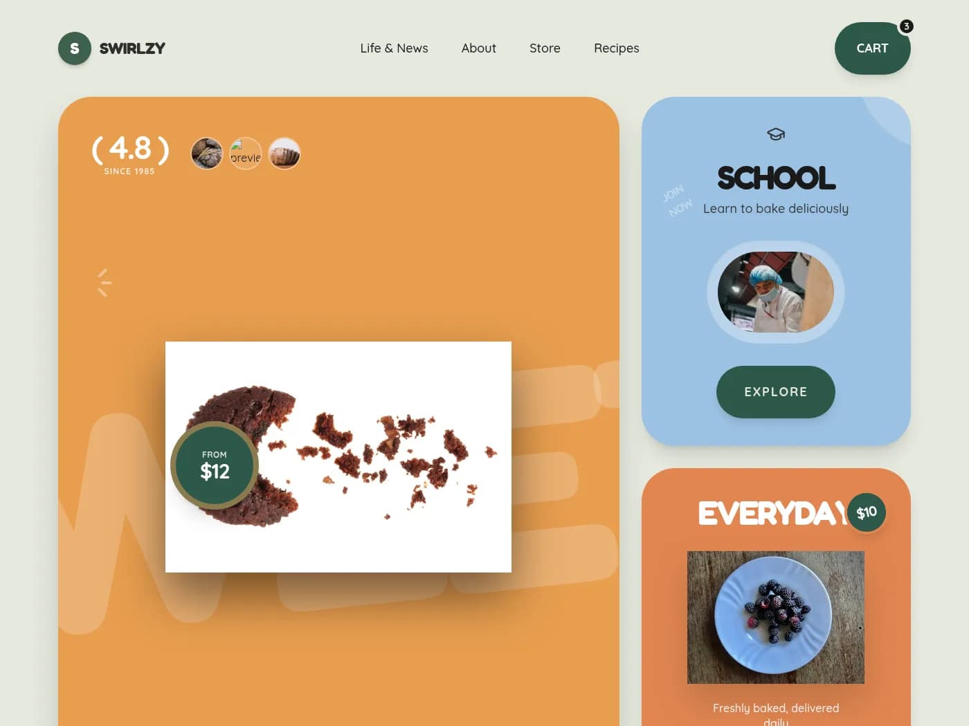 StileX Landing Page