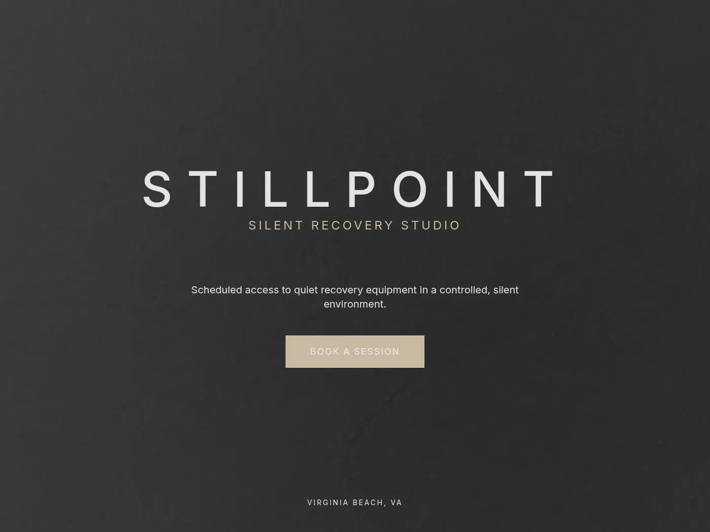 STILLPOINT Silent Recovery Site