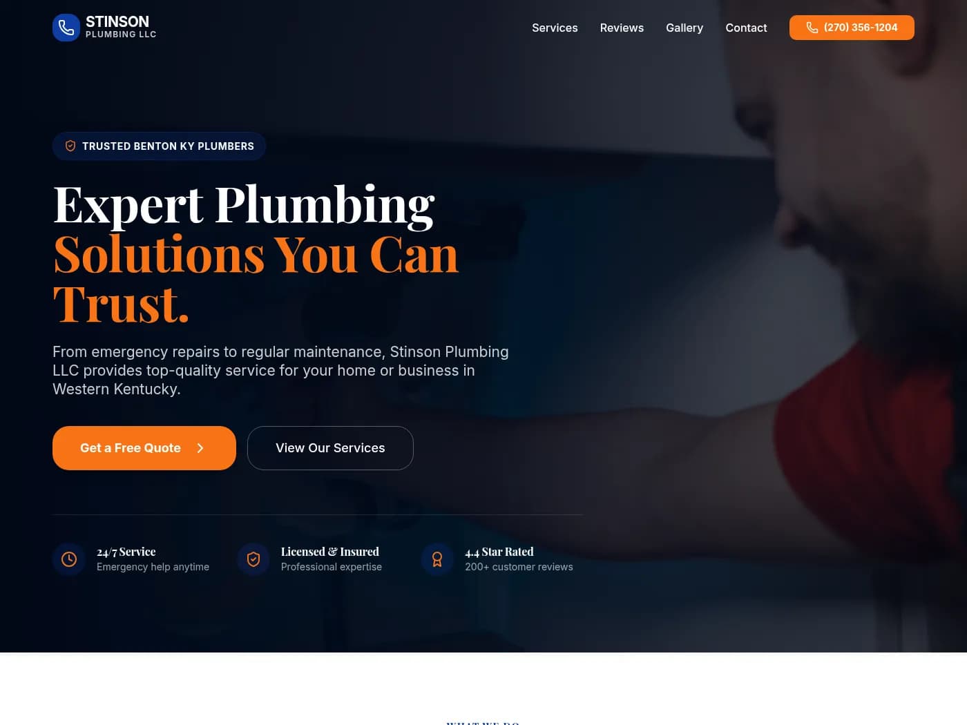 Stinson Plumbing Web Portal