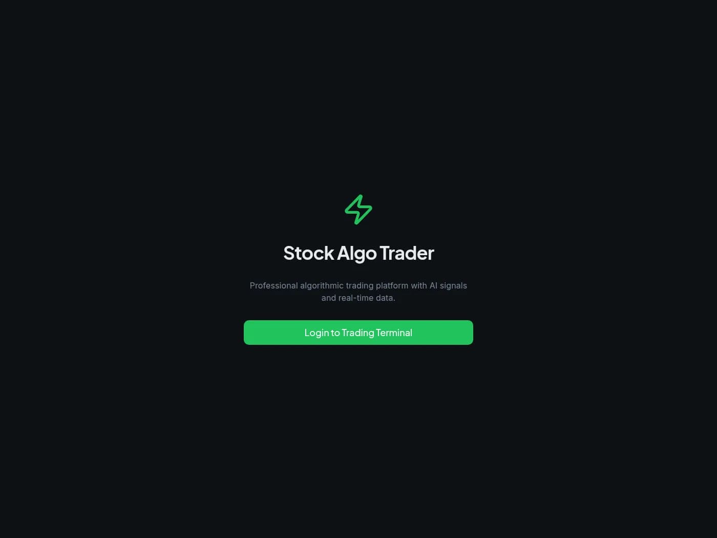 Stock Algo PWA
