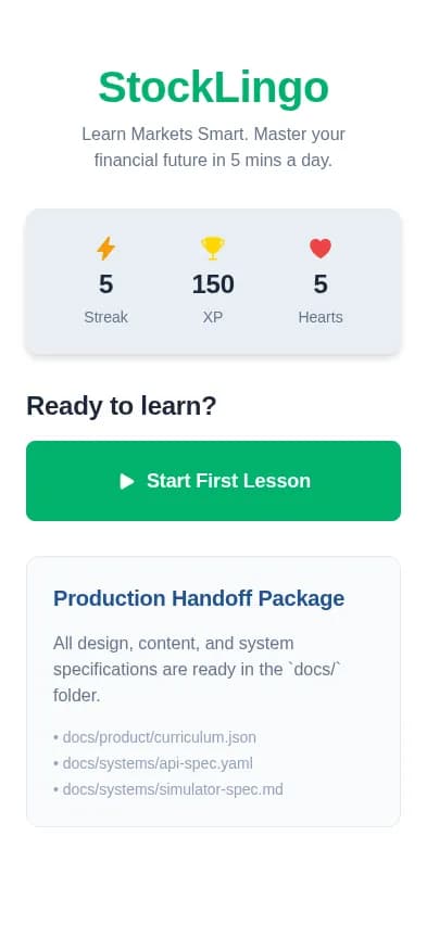 StockLingo: Learn Markets Smart