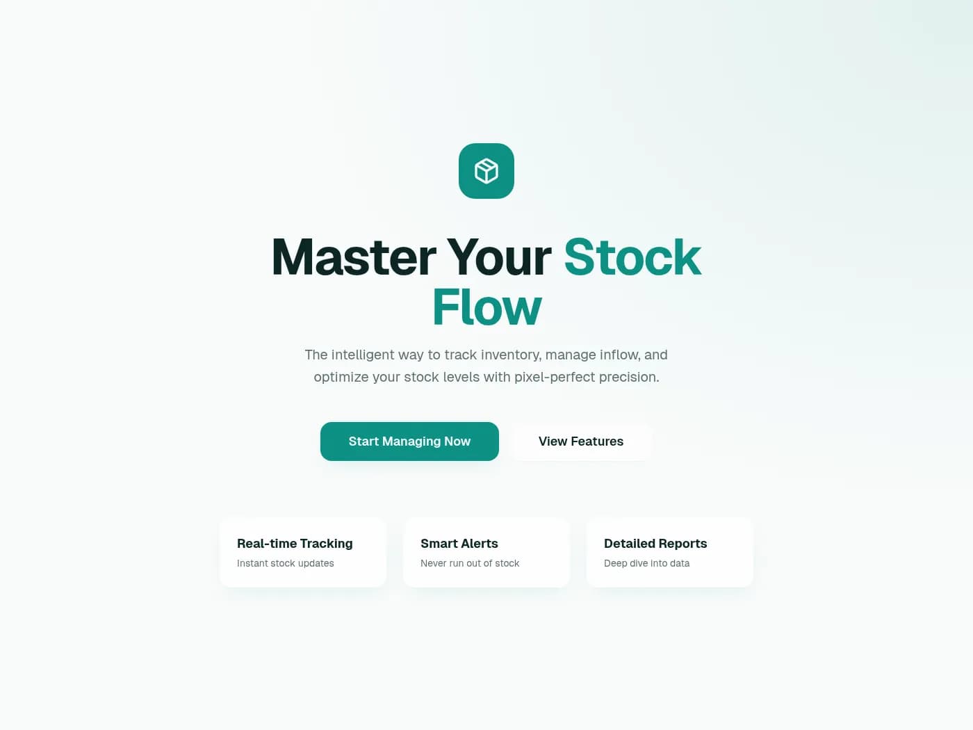StockFlow Manager