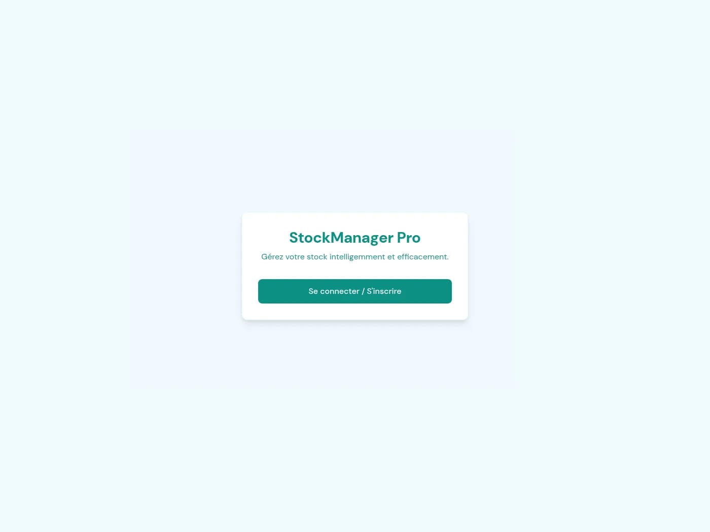 StockManager Pro
