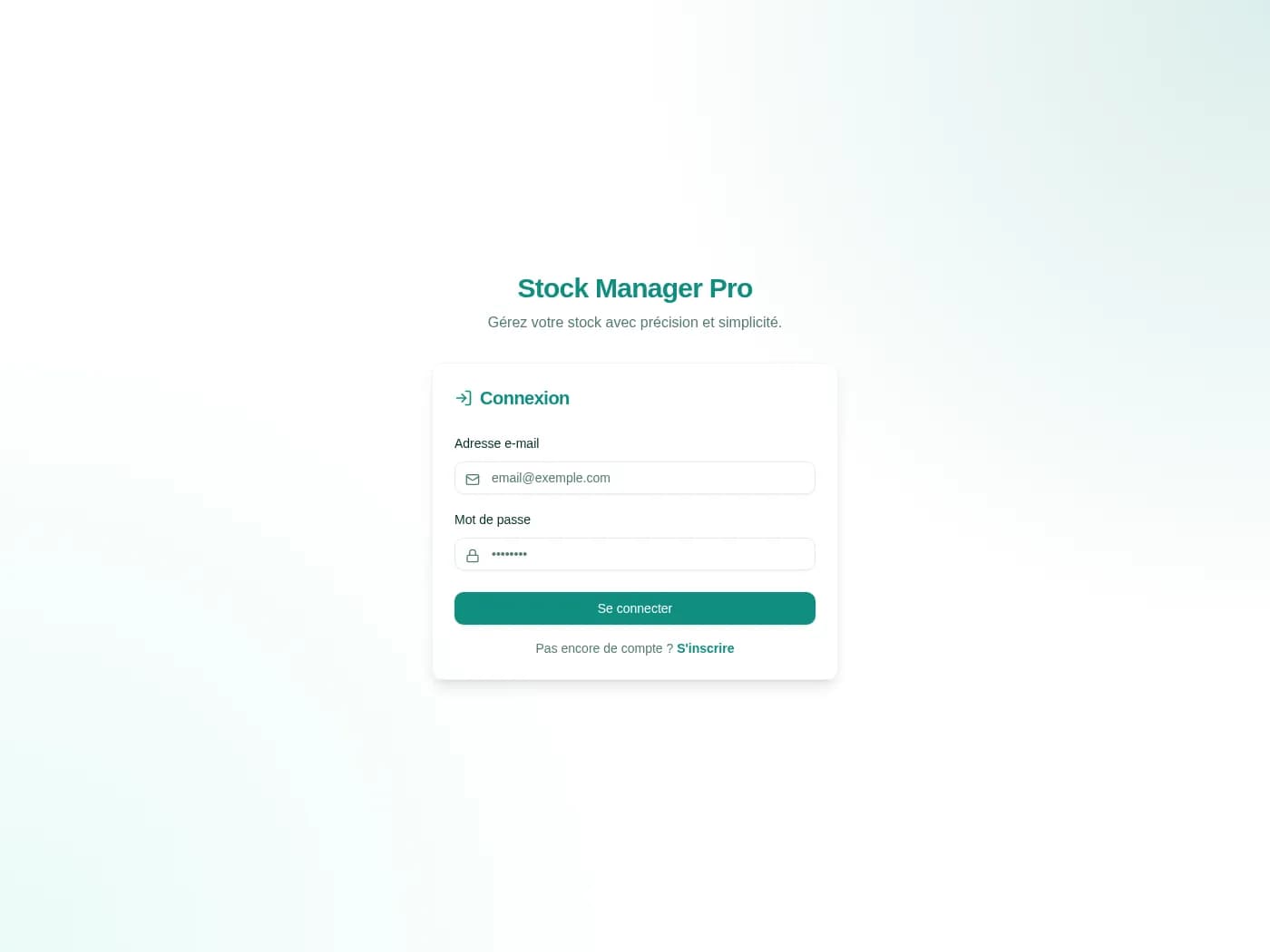 Stock Manager Pro