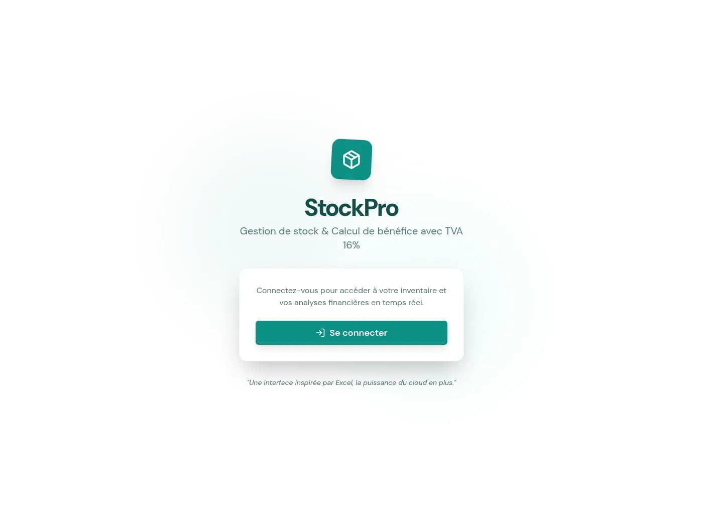 Stock & Profit Manager