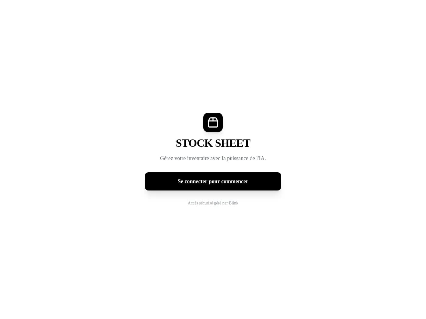 Stock Sheet Manager