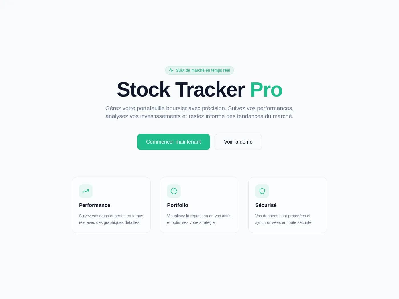 Stock Tracker Pro