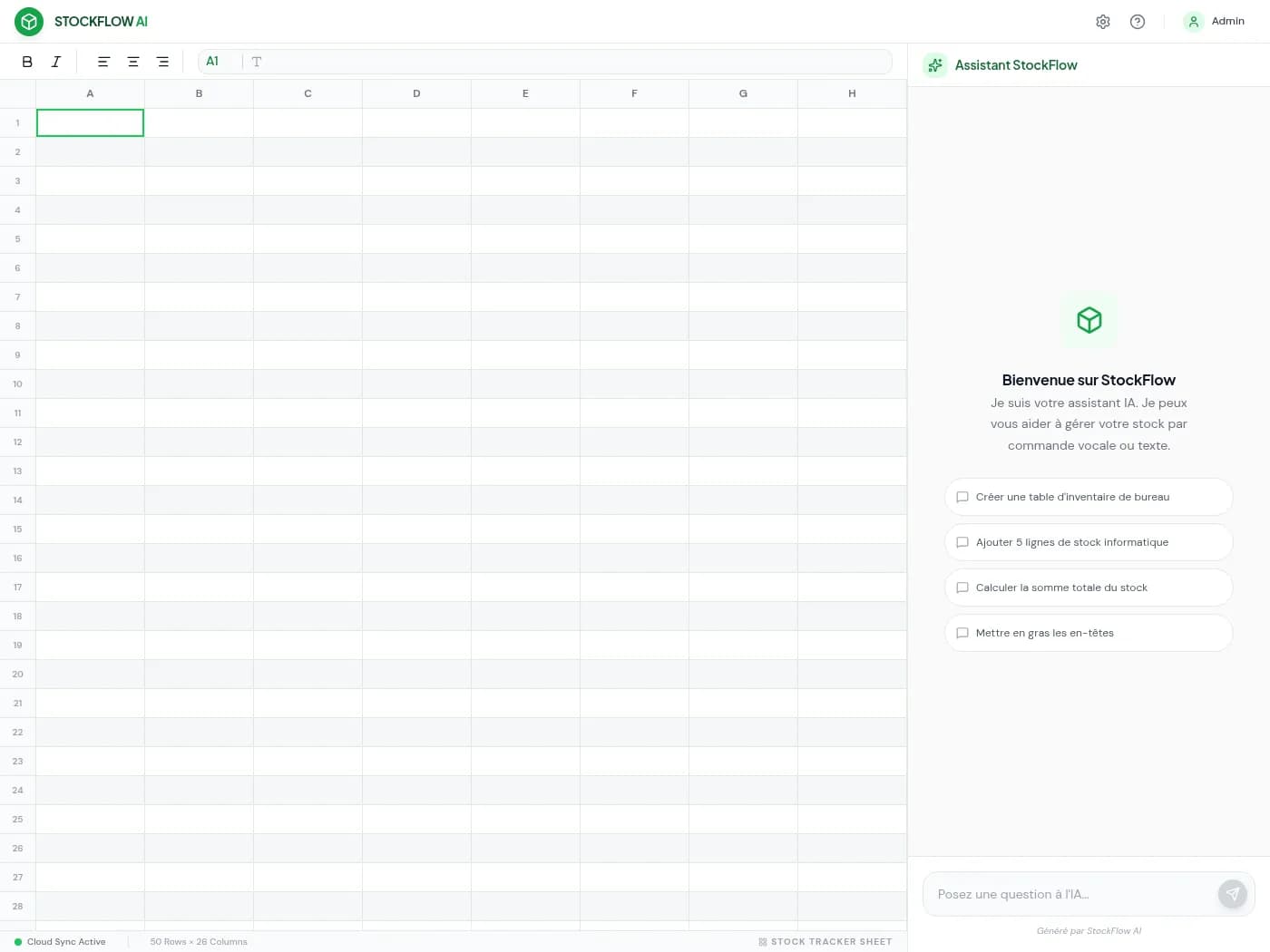 Stock Tracker Sheet