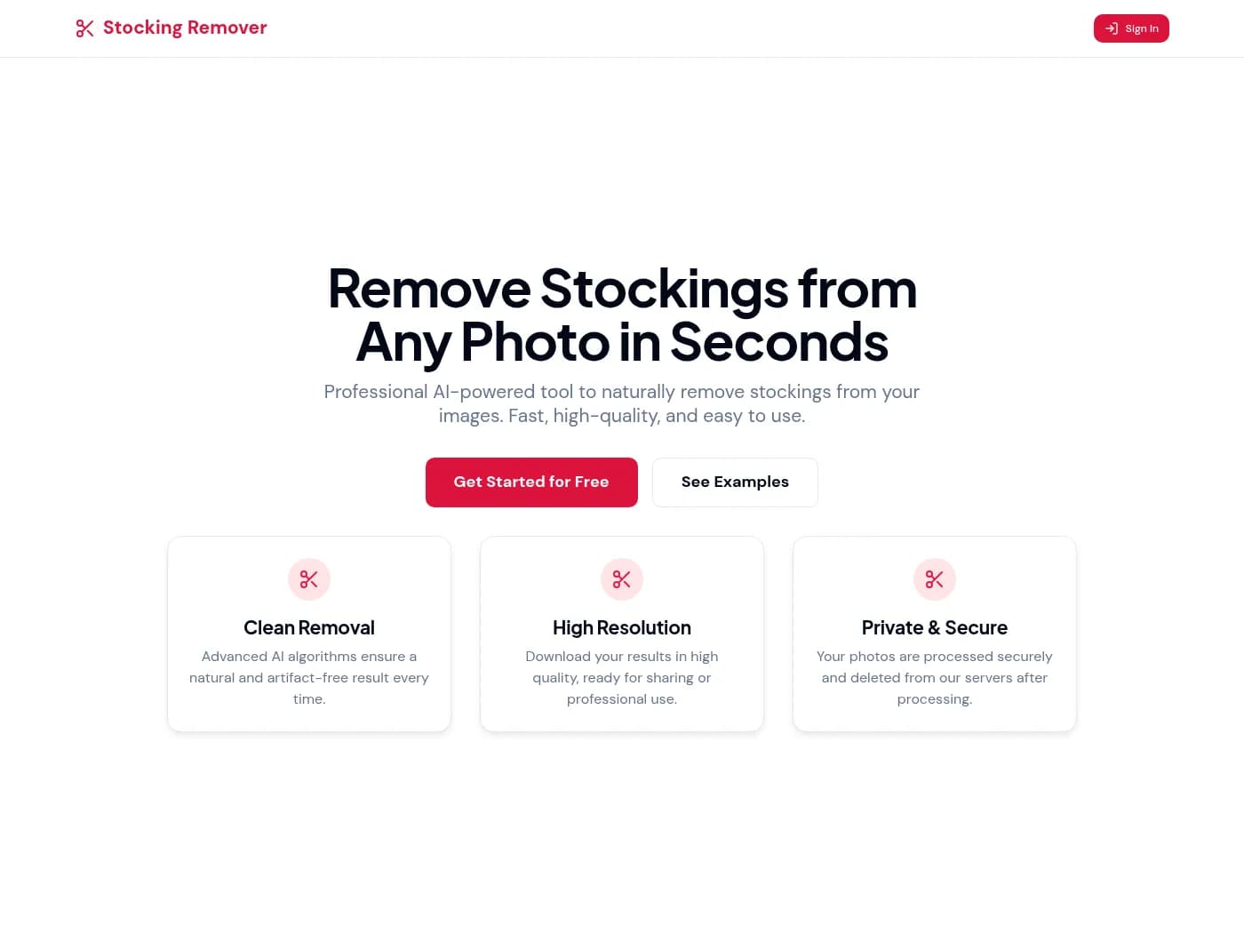 Stocking Remover App