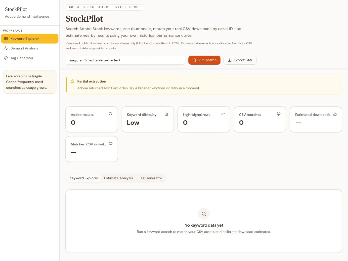 StockPilot SaaS Dashboard