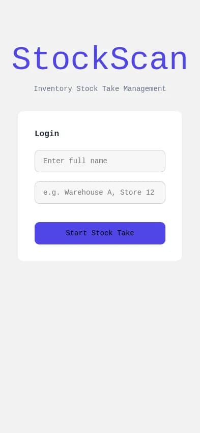 StockScan Mobile