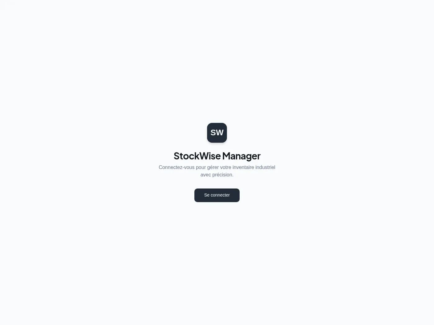 StockWise Manager