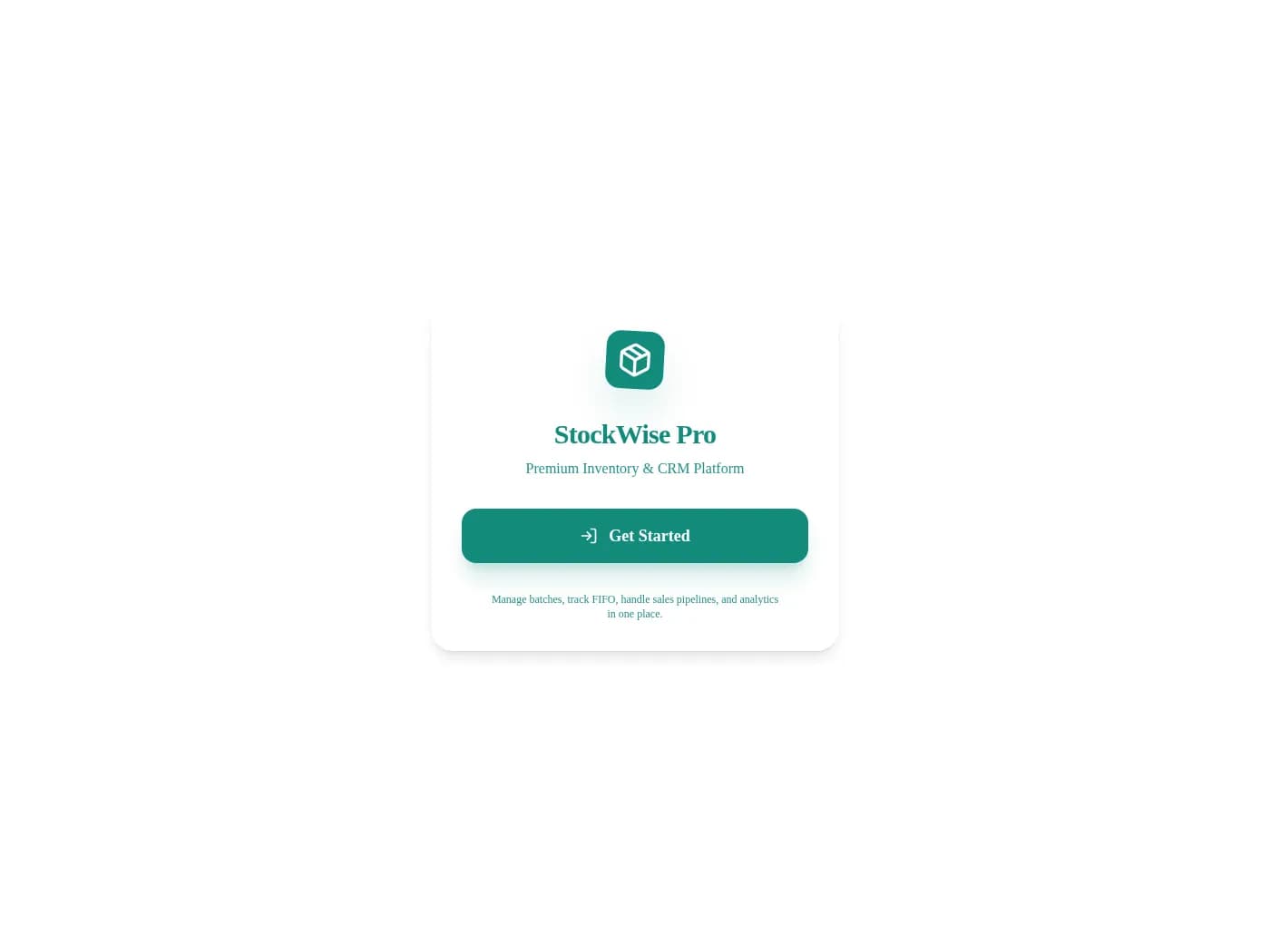 StockWise Pro Platform
