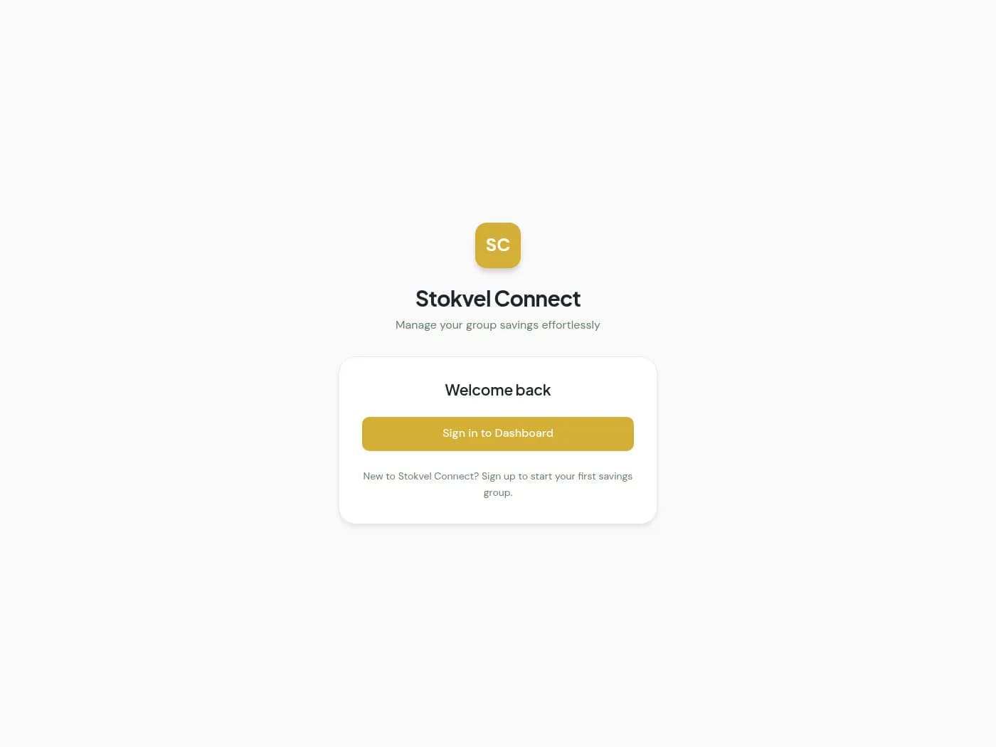 Stokvel Connect App